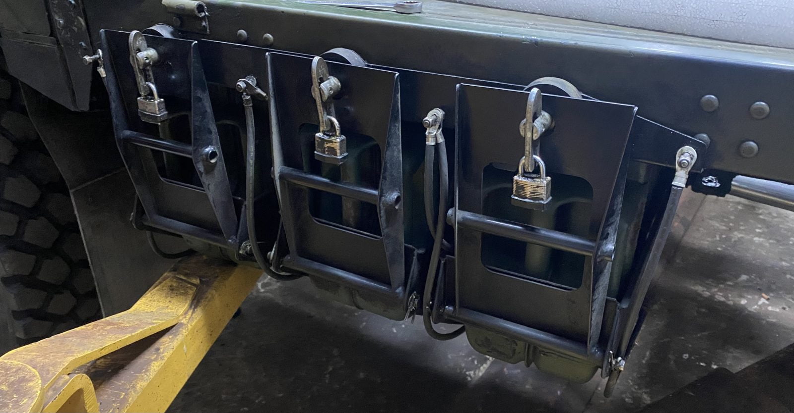 Triple Jerry Can Holder | 101 Parts
